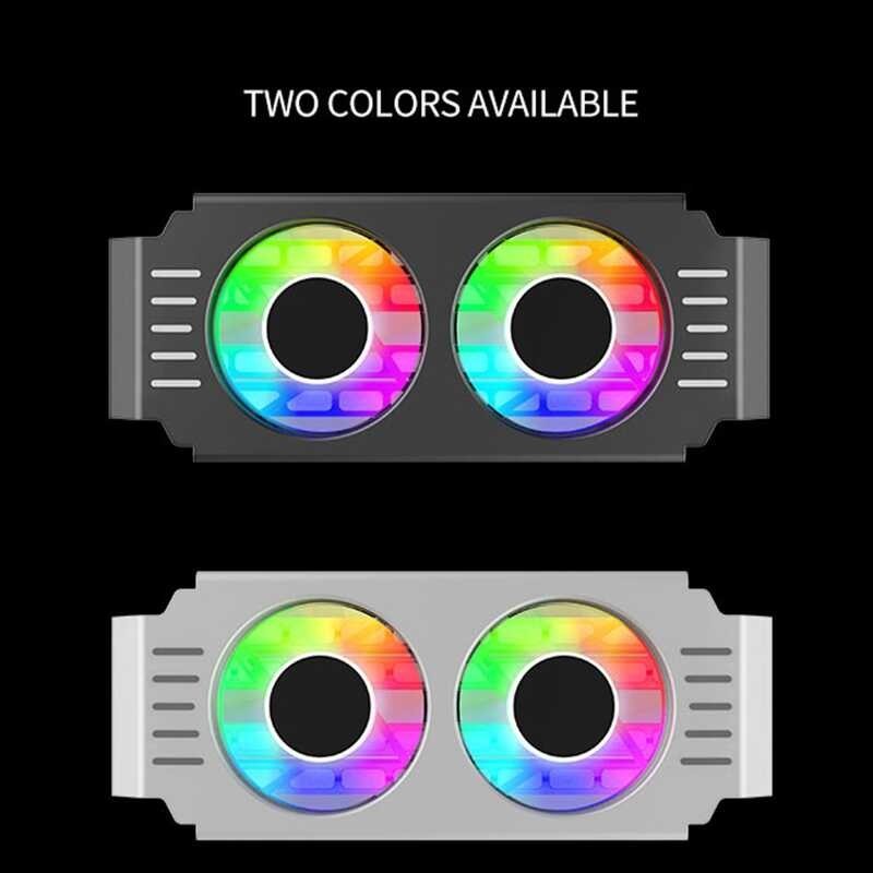 RAM Cooler 4Pin PWM/5V 3Pin ARGB PC Memory Radiator 1000-4500+RPM na ...