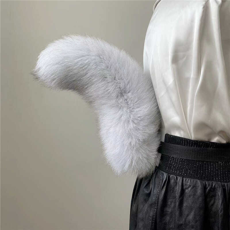 Anime COS Plush Cosplay Costumes Faux Fur Big Tails Cat Fox Furry Role ...
