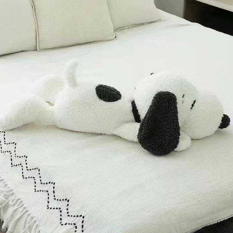 ╰つ Snoopy Plushie Cartoon Plush Dog Long Pillow Puppy Stuff Toys Girls ...