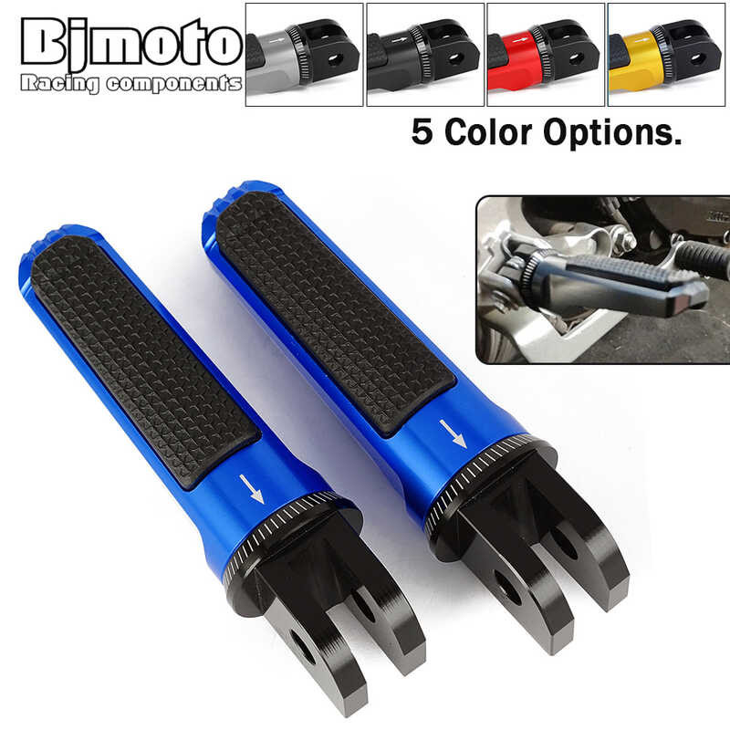 CNC Aluminum Motorcycle Foot Pegs Front Rider Pedal Para sa TRIUMPH ...