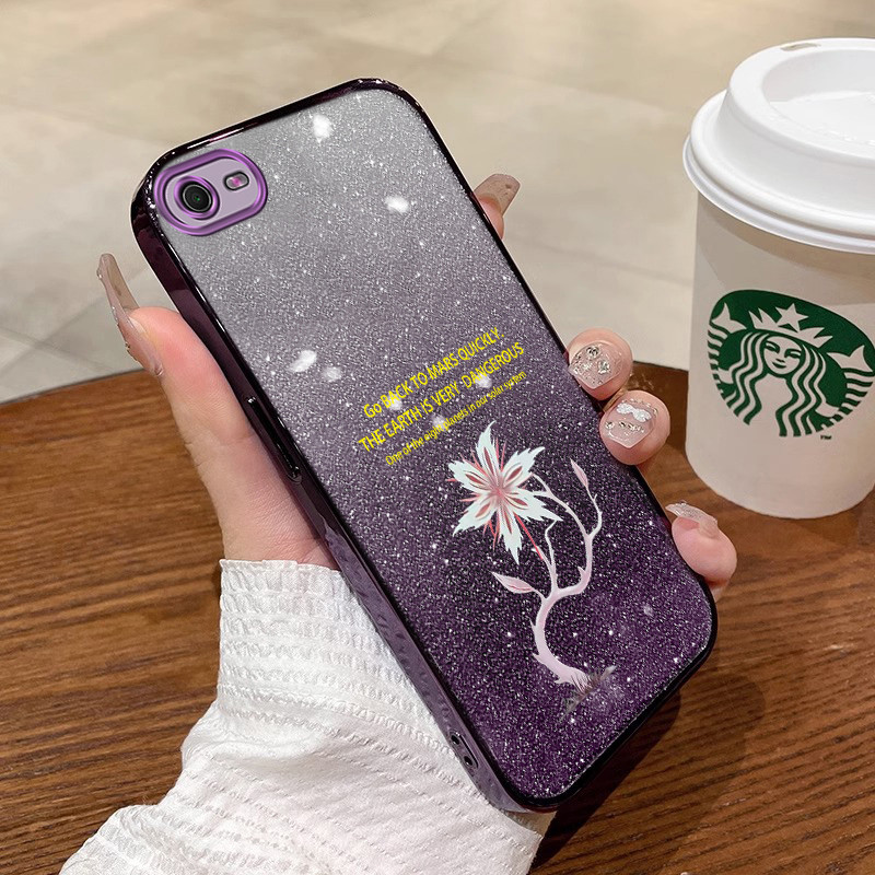Casing oppo a5s oppo a12 oppo a7 oppo f9 Phone case shiny beautiful ...