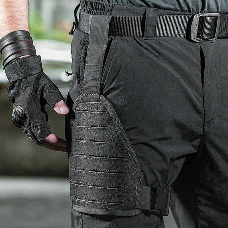 Tactical Platform MOLLE Module Adjustable Drop Leg Panel Pistol Holster ...