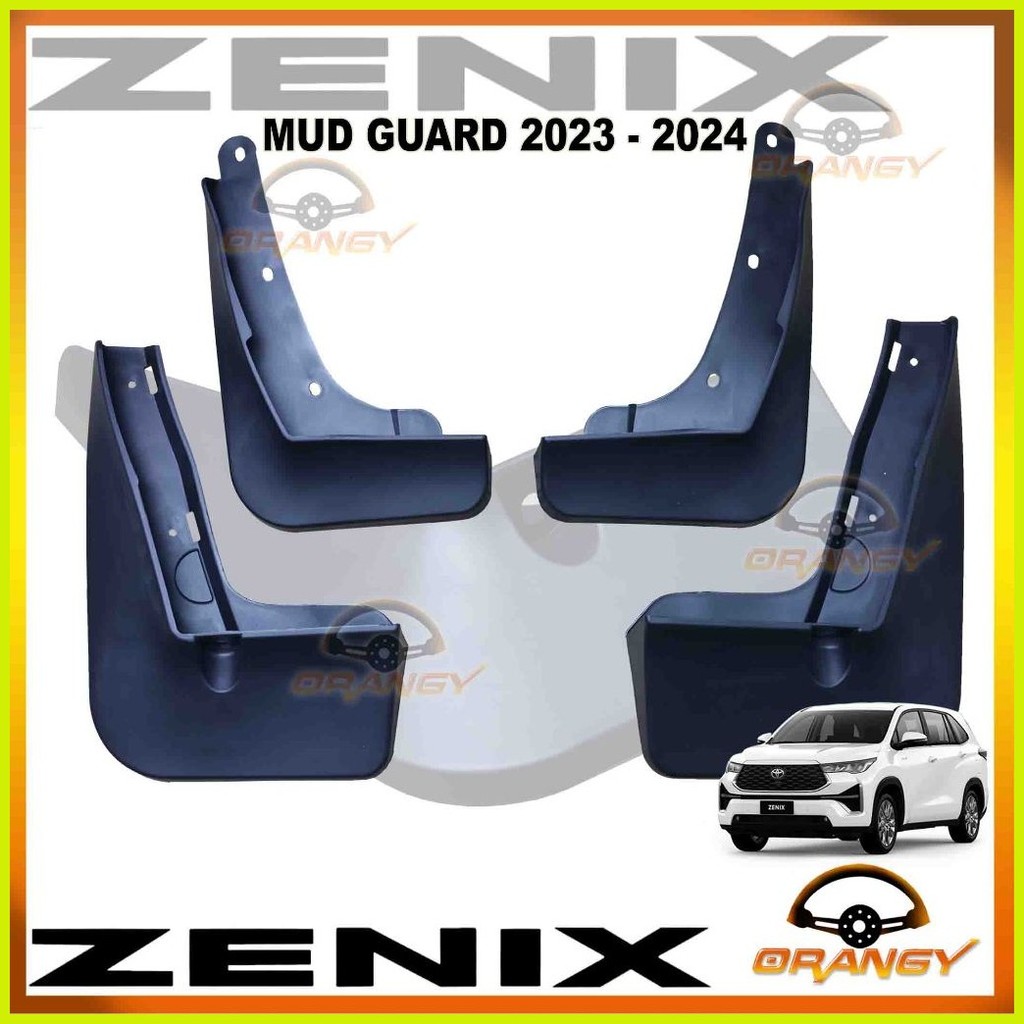 Toyota Innova ZENIX 2023 to 2024 Mud Guard W/ 8pcs Screw Mudguard ( Car ...