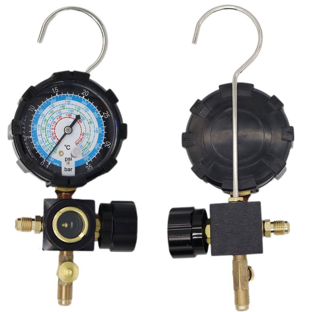 R410a Diagnostic Manifold Freon Gauge Set High Pressure A/C ...
