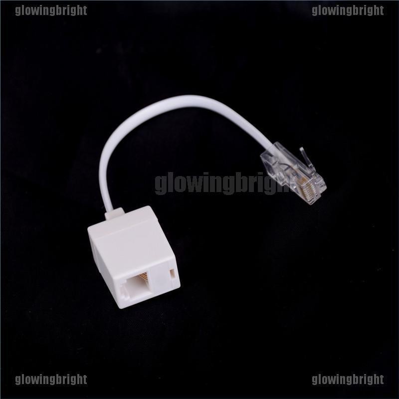 RJ11 6P4C Female To Ethernet RJ45 8P8C Male F/m Converter Adapter ...