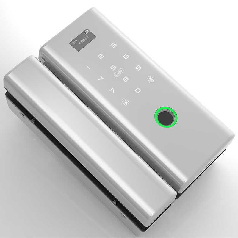 Wifi Tuya Glass Door Lock Smart Sliding Door Lock Remote Control Lock ...