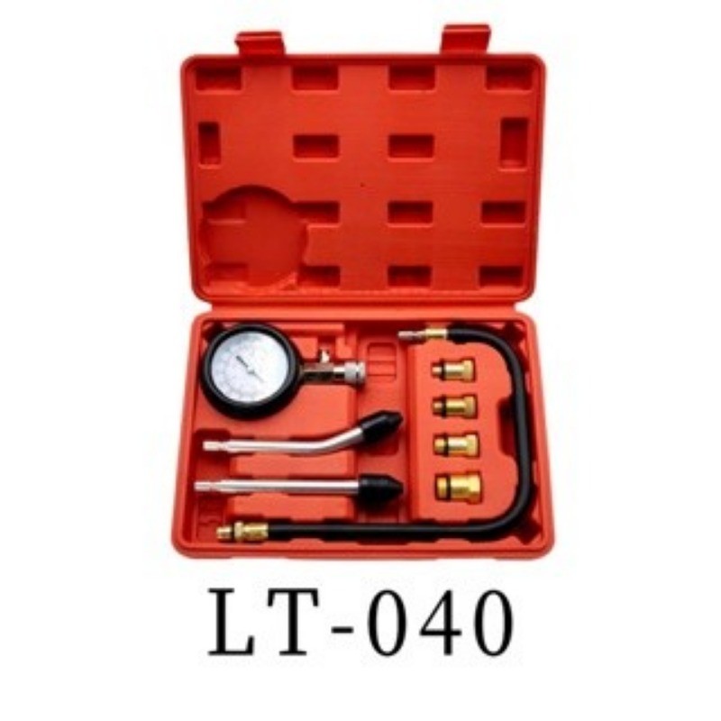 Automotive Motorcycles Petrol Engine Compression Test Gauge Tester Kit ...