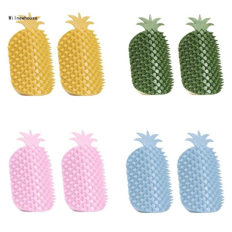 ♀ 2Cs Pet Hair Removal Massage Comb Cats Scratching Rubbing Scratcher ...