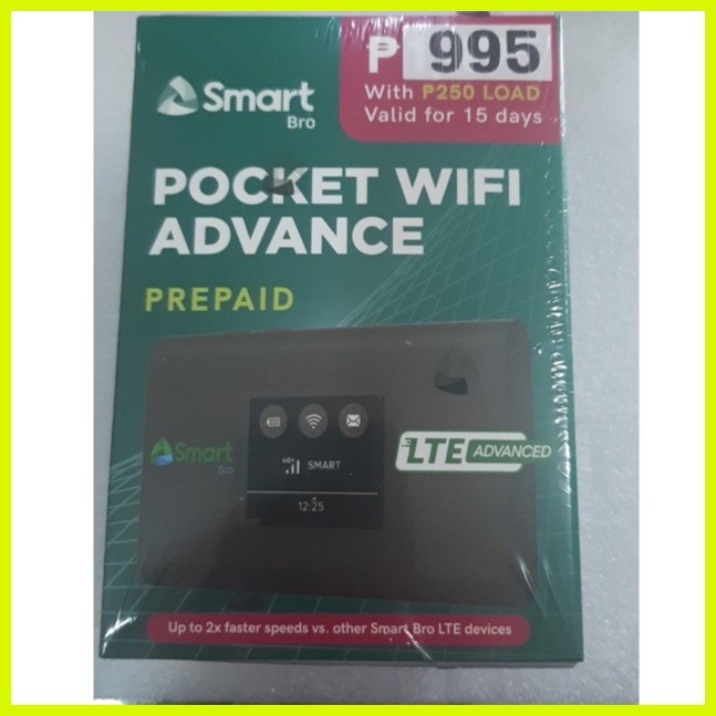 SMART Bro Prepaid LTE-A Pocket WiFi (Boosteven-M271T) | Shopee Philippines