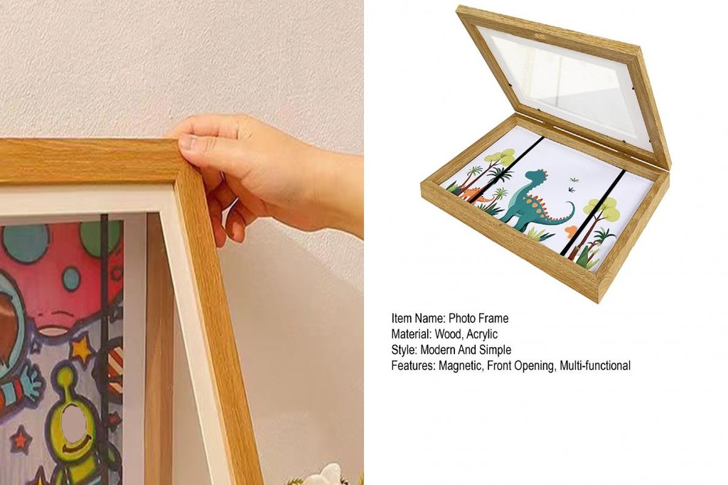 Artwork Painting Frame Art Painting Frame Colorful Magnetic Kids Art ...