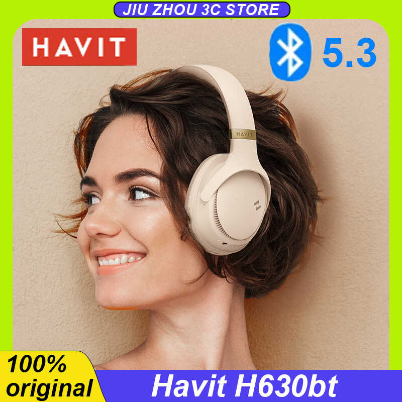 Havit H630bt Wireless Bluetooth 5.3 Headset For Music Esports Noise Reduction Long Range ...