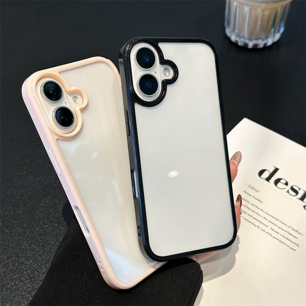 Candy Transparent Acrylic Shockproof Phone Case Compatible for iPhone ...