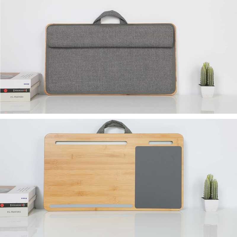 SUMISKY Laptop Desk with Buffer Pad Portable Laptop Desk with Handle ...