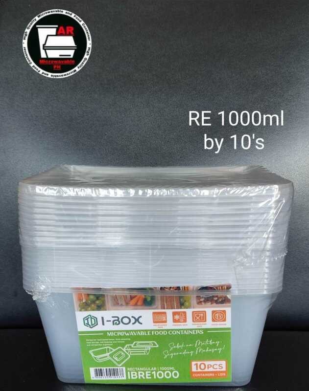 Plastic RE 1000 Microwavable Food Container Rectangular 1000Ml Round ...