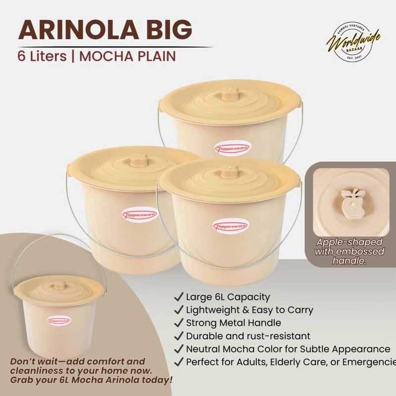 Worldwidebazaar Arinola 6 Liter With Cover And Handle Heavy Duty ...