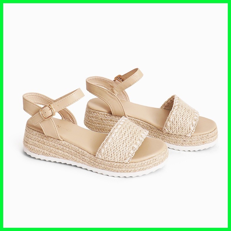 CLN 23G-Budapest Wedge Sandals | Shopee Philippines