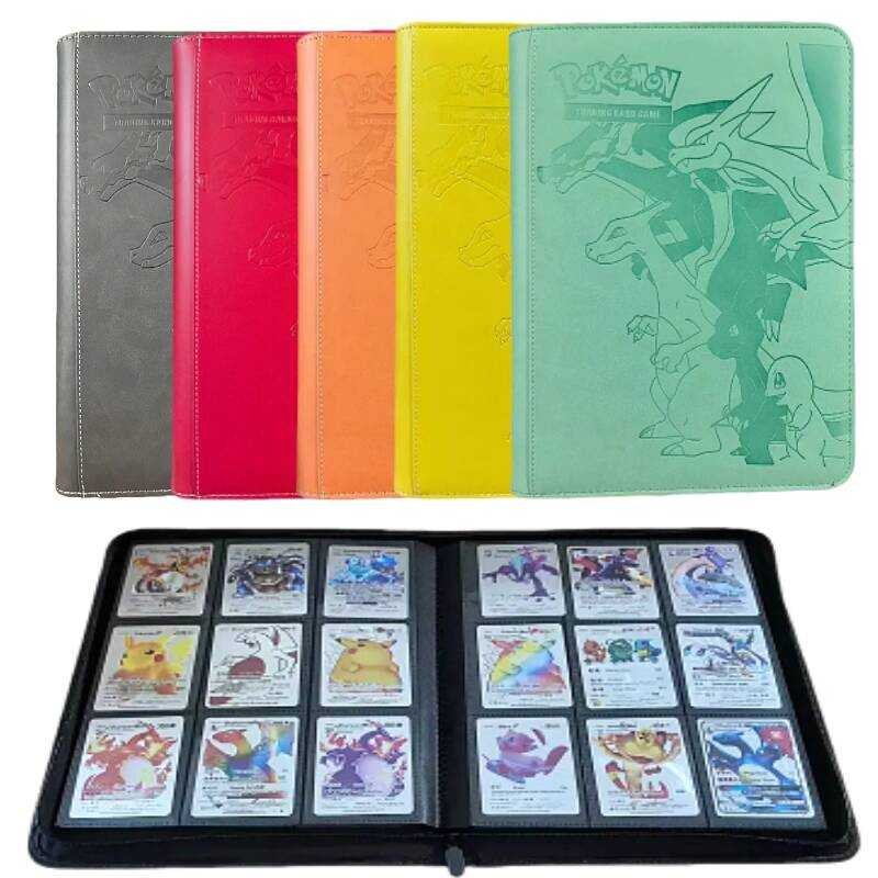 Pokémon Card Album Pokémon Card Book Ultraman Storage Book Leather Card ...