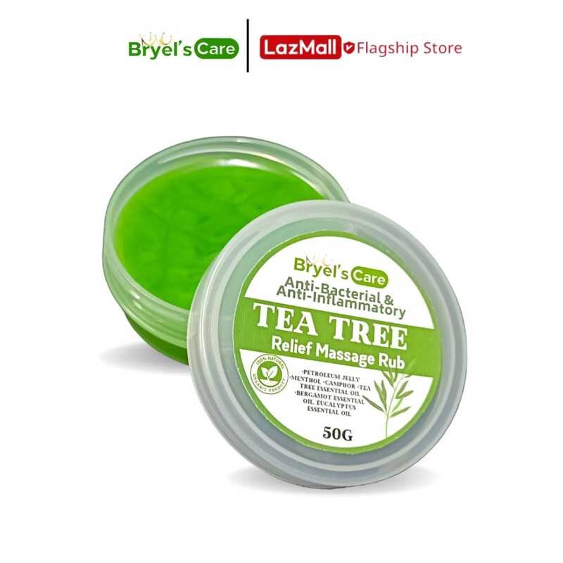 Bryel's CARE 50G Tea Tree Massage Rub ALL NATURAL 100% - Awaken Your ...