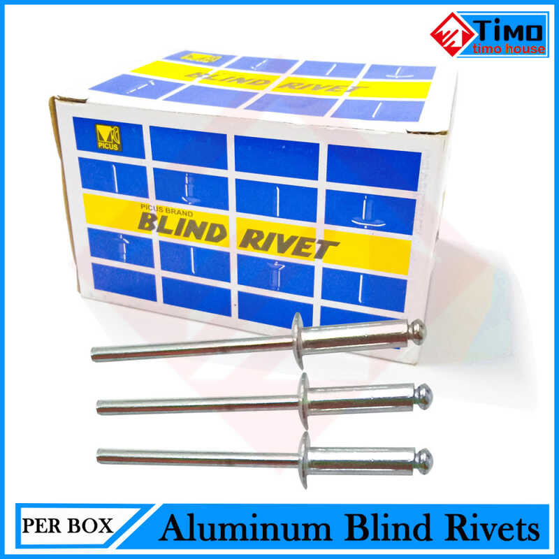 (Per Box) Rivets Blind Rivet 1/8” X 1/2” 25B | Shopee Philippines