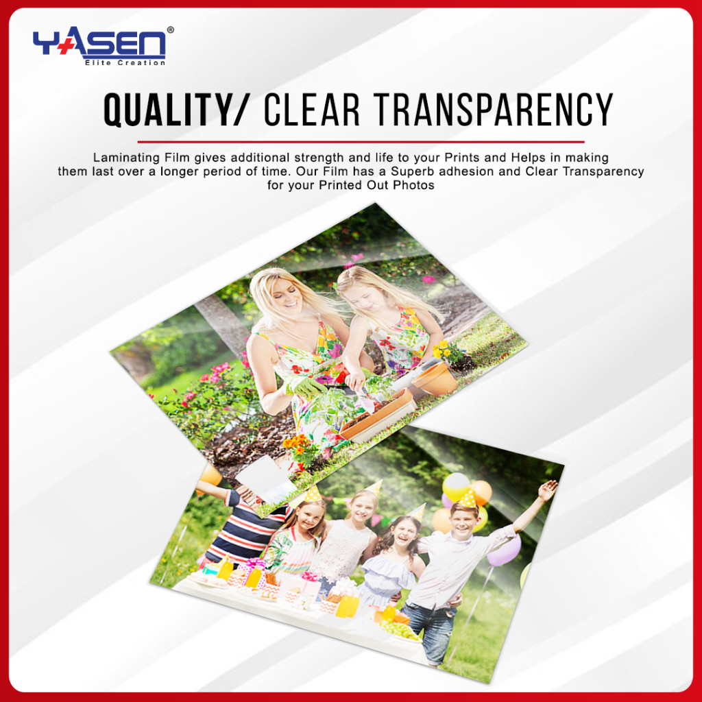 Yasen Laminating Film 12 inches x 100 meter 125 microns (1 Roll ...