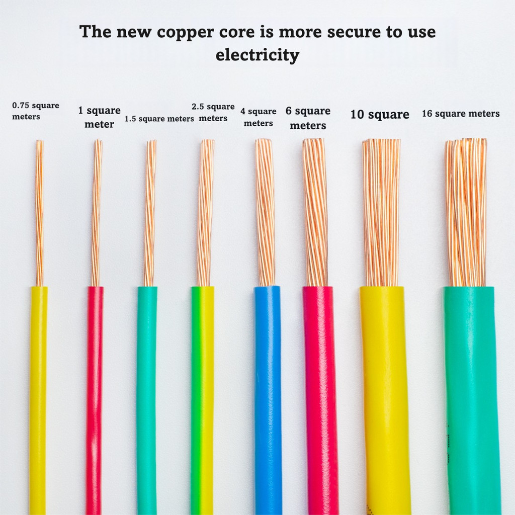 National standard BVR multi strand flexible wire 0.75/1.5/2.5/4/6/10/16 ...