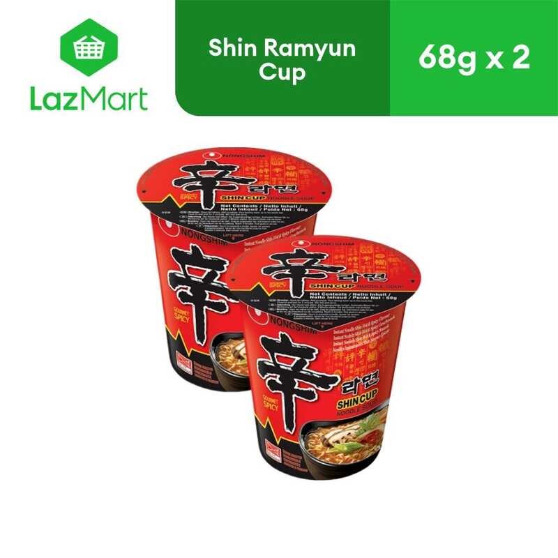 Nongshim Shin Ramyun Cup 68G X 2 | Shopee Philippines