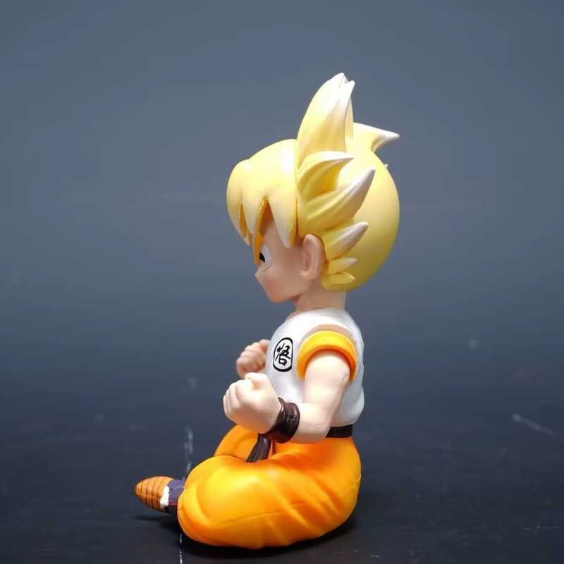 New 7 Dragon Ball Childhood Sitting Position Son Goku Super Saiyan ...