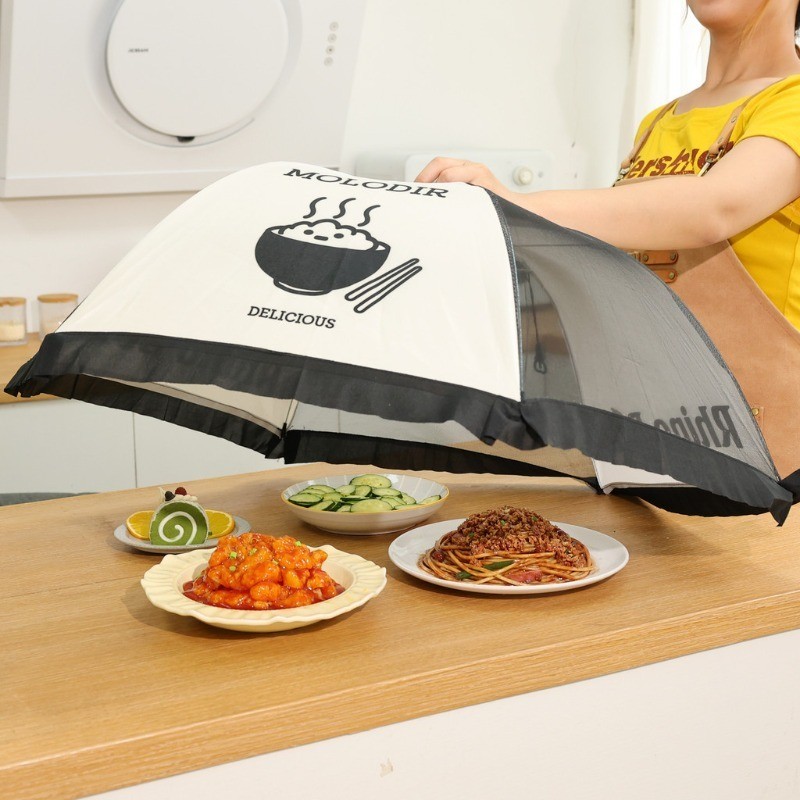 Collapsible Pop Up Food Mesh Cover / Kitchen Anti-Insect Tent Dish ...