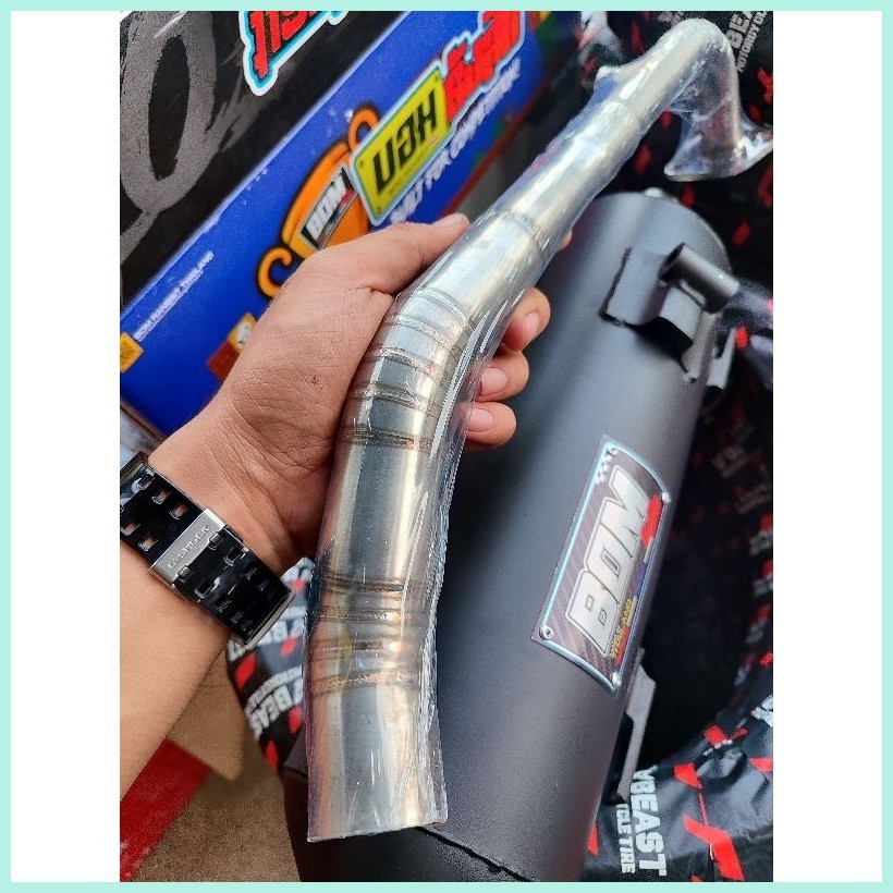 Bom Rangsit Power Pipe Nmax v2 / Aerox v2 Blue Tip /Click125/150- Made ...