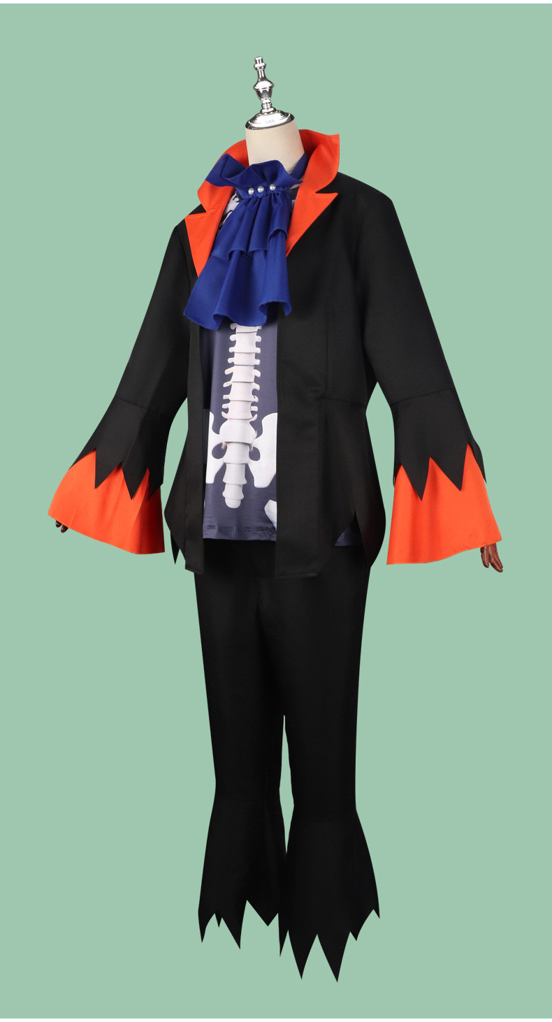 One Piece Cos Clothes Brook Suit Film And Television The Same Cosplay ...