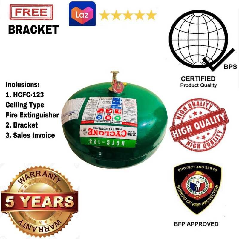 Fire Extinguisher HCFC 20Lbs Clean Agent CYCLONE (Green) Hcfc-123 20 LBS Ceiling Type Fa8 B26 ...