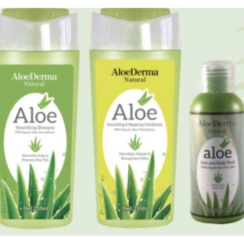 ALOE DERMA NATURAL Pagkain ng Shampoo/Conditioner & Hair tonic 2024 ...