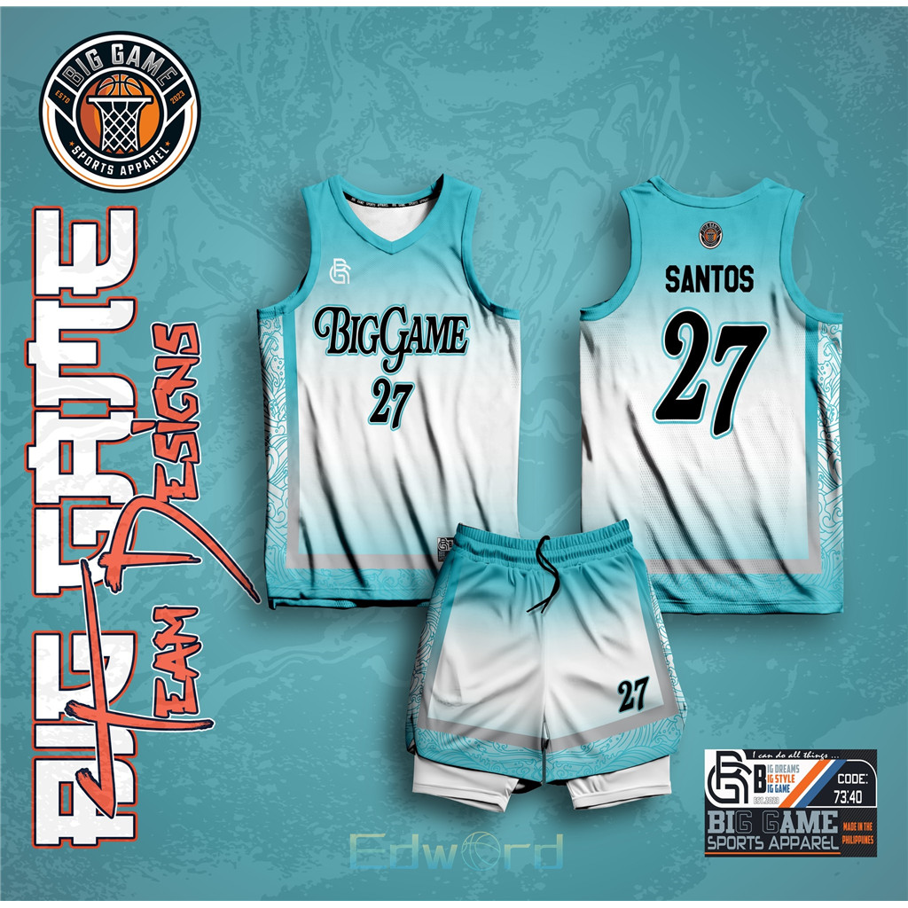 【Edward】BASKETBALL JERSEY FREE CUSTOMIZE OF NAME AND NUMBER ONLY FULL ...