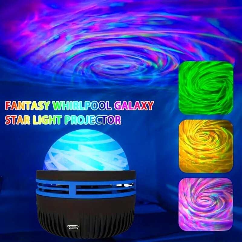 Paglilibang tubig ripple na ng proyeksyon Aurora Romantic kalangitan ...