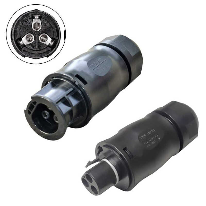 PV Betteri Bc01 Ac 3-Pin Ip68 Socket/Female + Plug/Male For Inverters ...