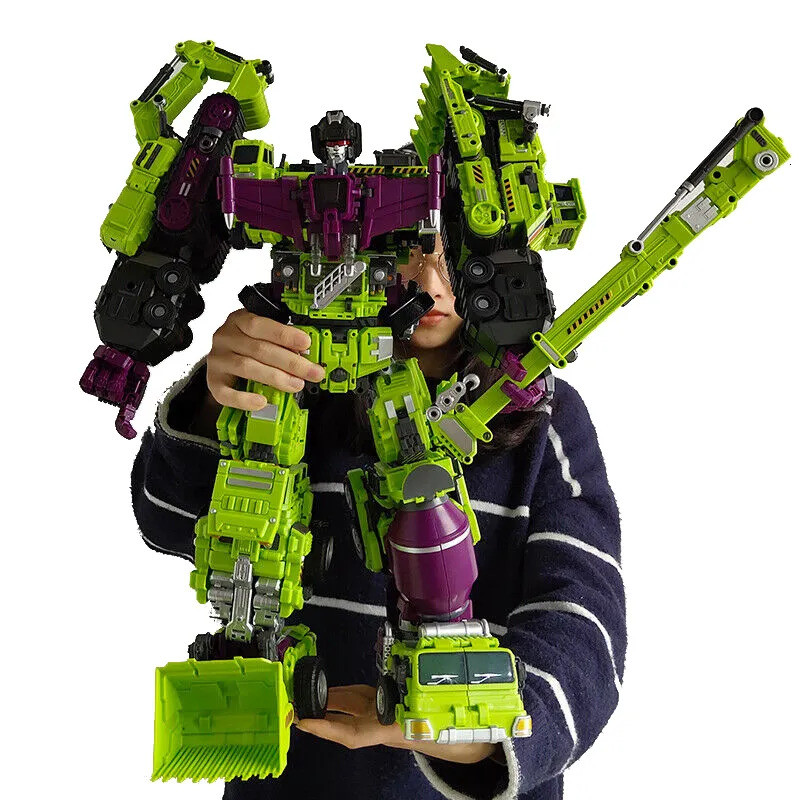 Toys Robots NBK 3349 Transformation Toy Devastator 6In1 Combiner Robot ...