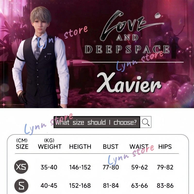 Xavier Cosplay Costume Game LOVE AND DEEPSPACE Cosplay Costume Bunny ...
