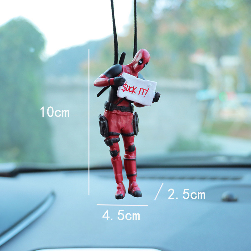 Deadpool Figurine Cartoon Cute Anime Action Figure Deadpool Car ...