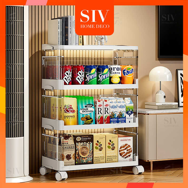Foldable SIV Storage Cabinet Folding Stackable Plastic Storage Box ...