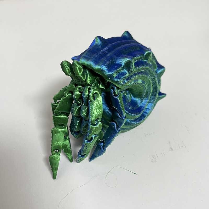 Bluey Action Figure Garage Kit Toys Anime Marine Animal Hermit Crab ...