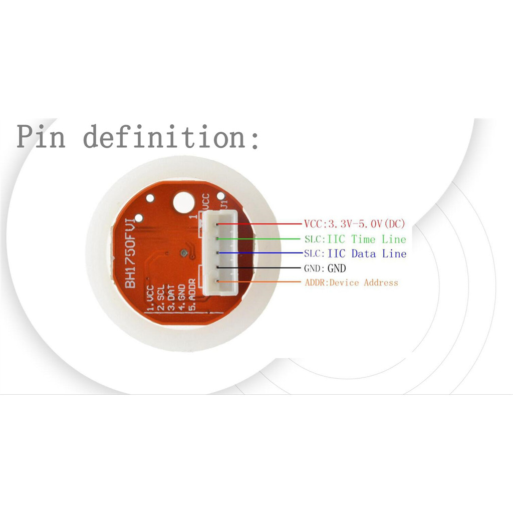 BH1750 BH1750FVI Chip Light Intensity Light Module Light ball for ...