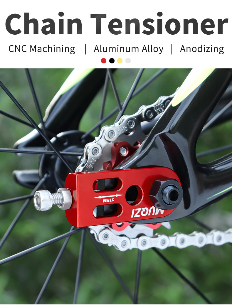 MUQZI Chain Tension Adjuster Bicycle Single Speed Tensioner Chain ...