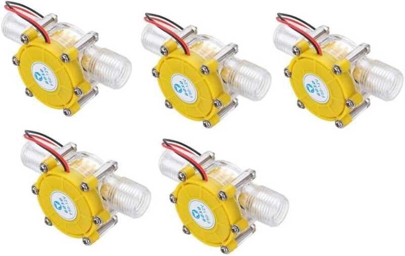 w Turbine 5pcs Hydroelectric Micro Hydro Generator 1\/2 Inch Portable ...