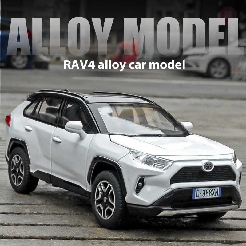 7 1:32 Toyota Rav4 Off Road SUV Alloy Metal Diecast Car Model Sound ...