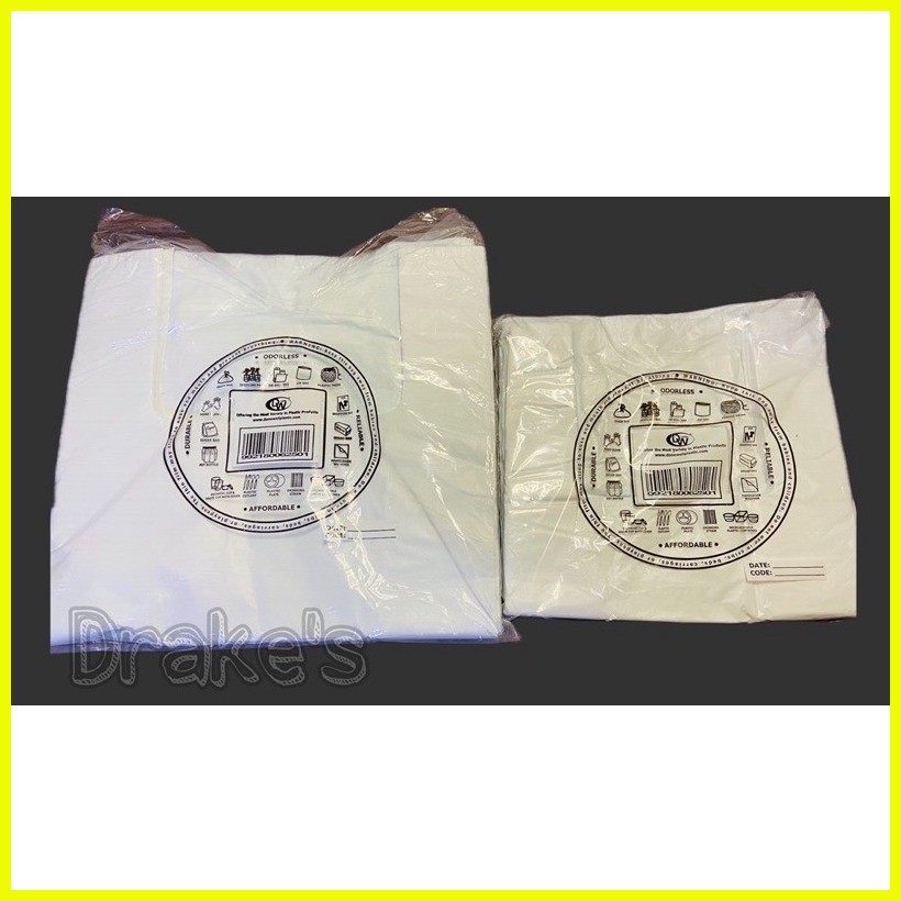 ⊕ ☂ ☼ White Plastic Sando Bag [100pcs] Small / Medium / Large / Makapal ...