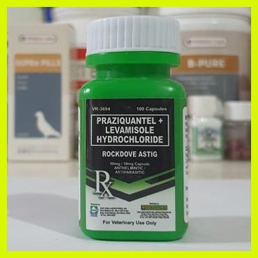 Astig Excellence Rockdove 30 / 100 Capsules Dewormer for Racing Pigeon ...
