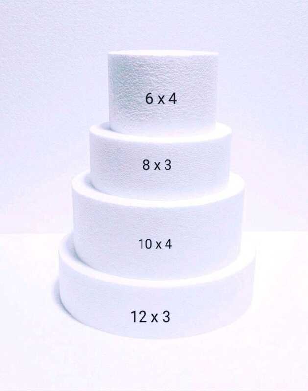 4 Sizes Round Styrofoam Dummy Cake 6X4/8X3/10X4/12X3 023 C26 | Shopee ...