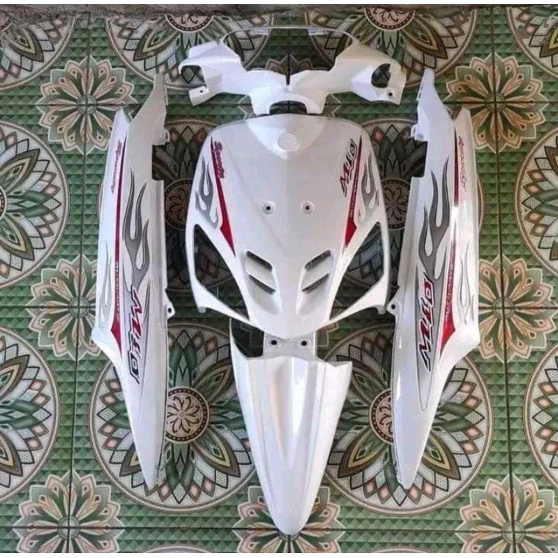 PUTIH Old Yamaha Mio Body Cover Package Old Sporty Body Set Old Mio Old ...