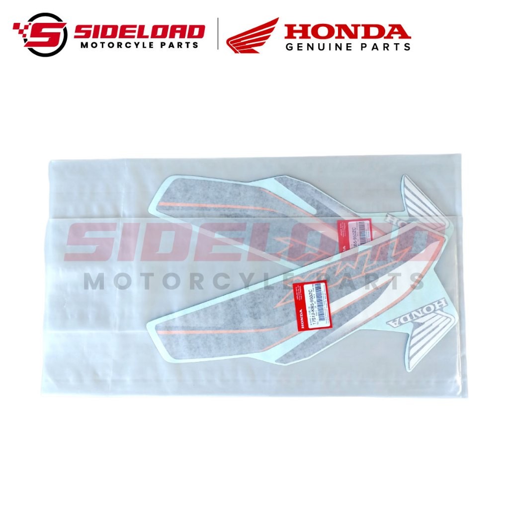 Sticker/Decals - Tank - Blue - Asero (L&R) - TMX 155 - Honda Genuine ...