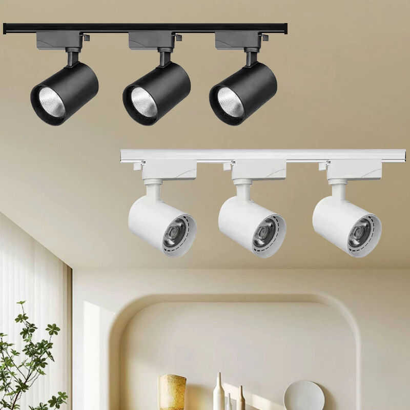 Led Track Ceiling Spotlight Rail Lamp 10/20/30 Bedroom Bar Spot Stage ...